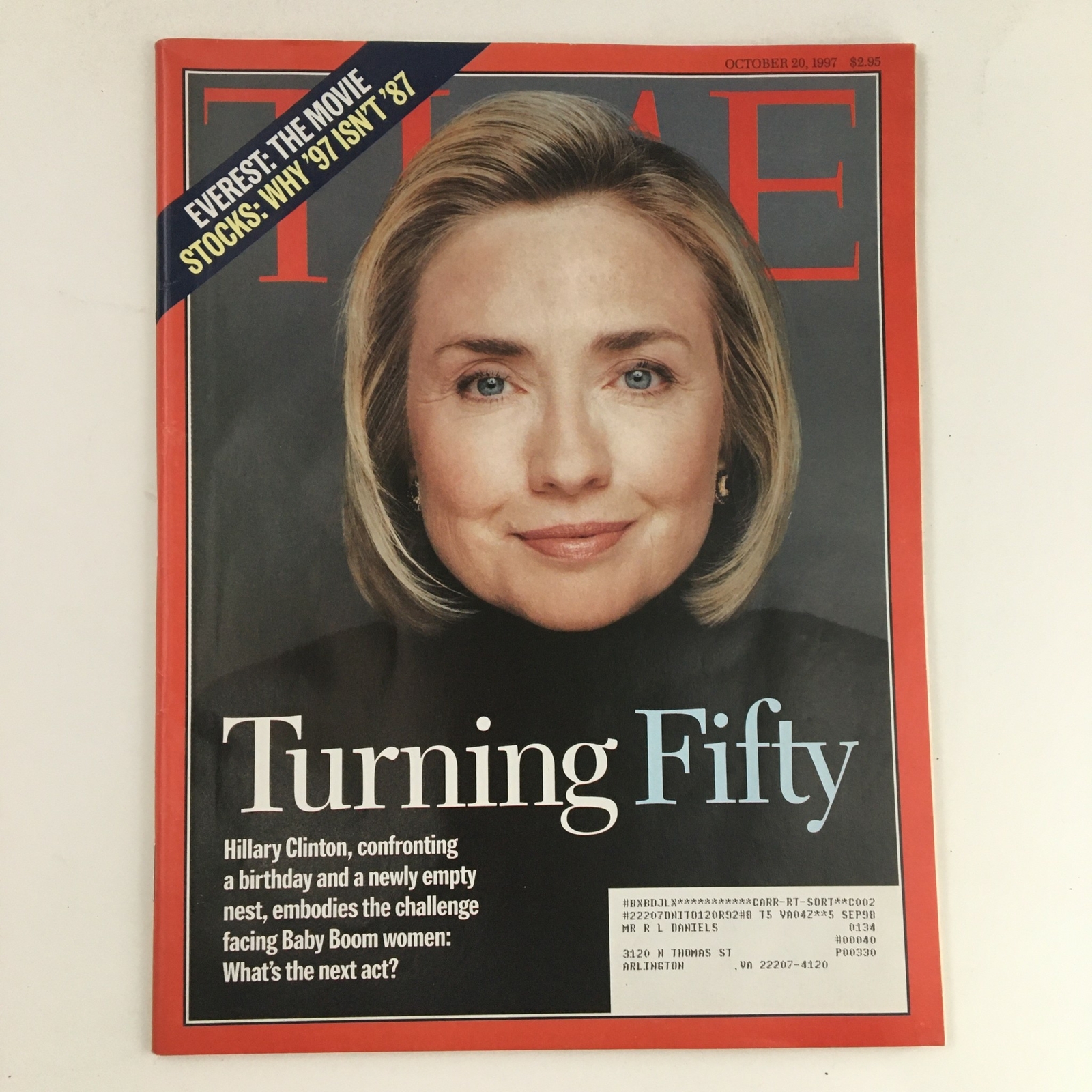 Time Magazine October 20 1997 Vol. 150 No. 16 Hillary Clinton Turning ...