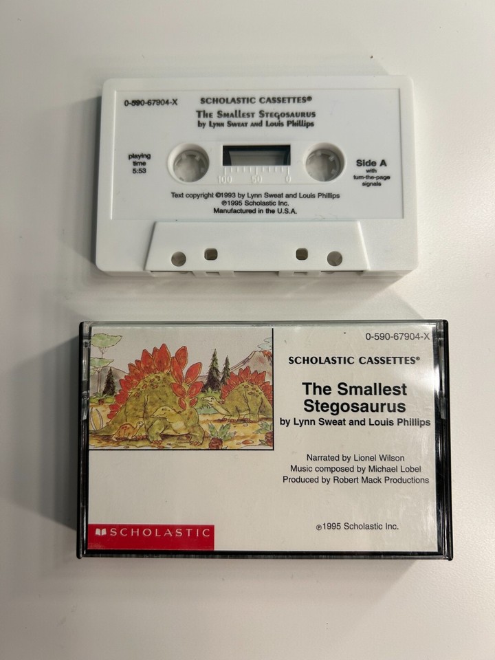 The Smallest Stegosaurus- Book and Cassette Tape Set | eBay