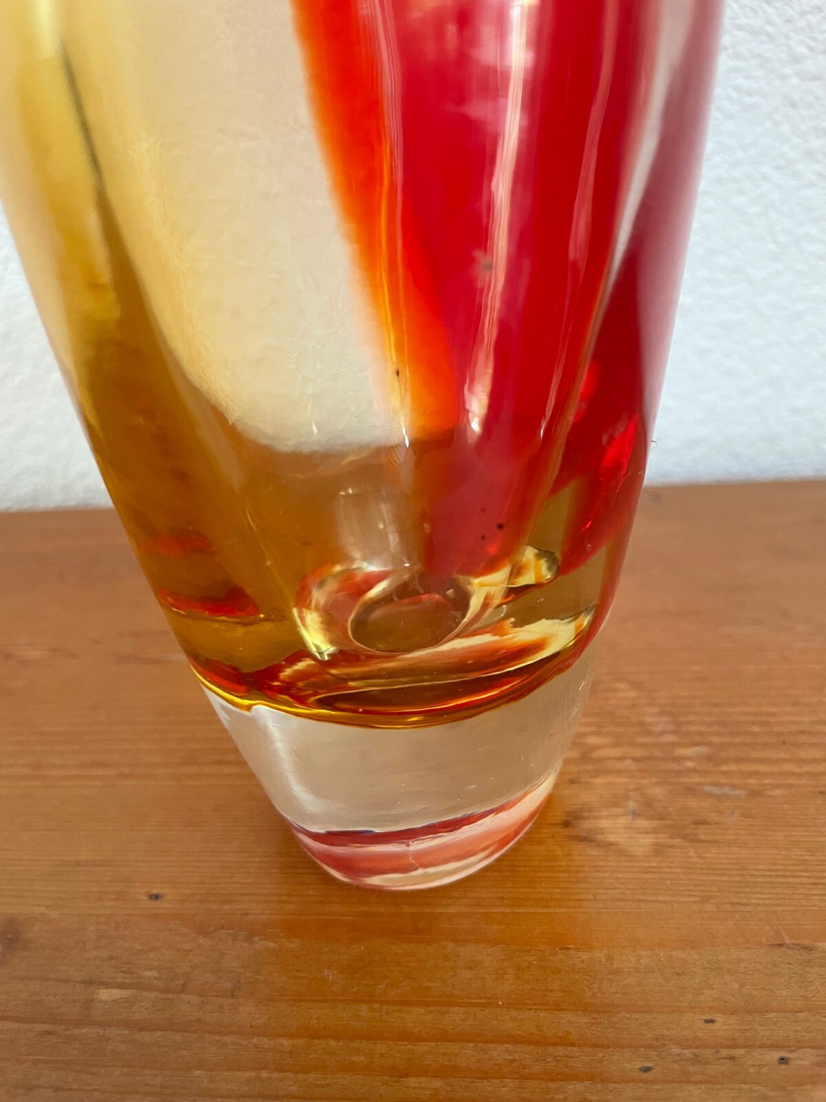 RARE FLORIS MEYDAM LEERDAM ART GLASS BOTTLE VASE 1950 DUTCH | eBay