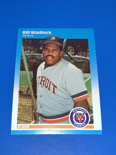 1987 Fleer Update Bill Madlock Baseball Card #U-69 Detroit Tigers NM ...