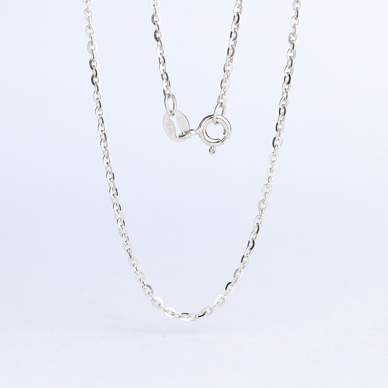 Genuine Pure Solid 925 Sterling Silver Flash Chain Necklace All Sizes ...