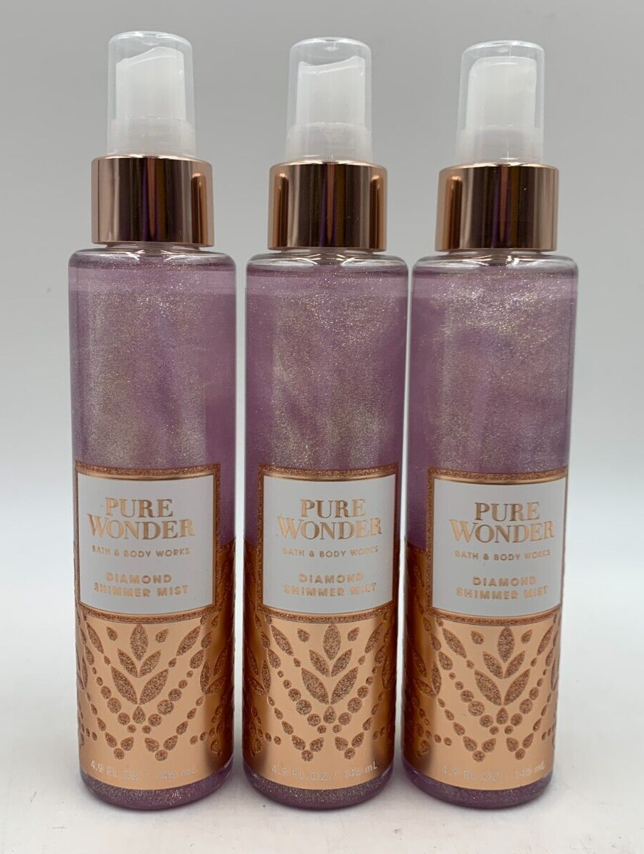 Bath & Body Works Pure Wonder Diamond Shimmer Mist Full Size 4.9 fl oz ...