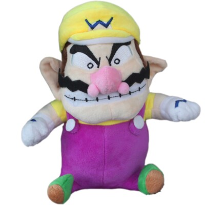Super Mario Wonder Wario 9 inches Plush Toy Game Stuffed Animal Teddy ...
