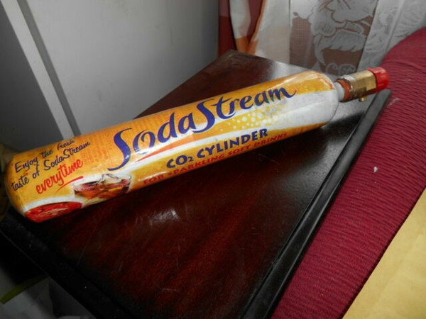 RARE Vintage Soda Stream SodaStream 250g Gas Cylinder in for sale ...