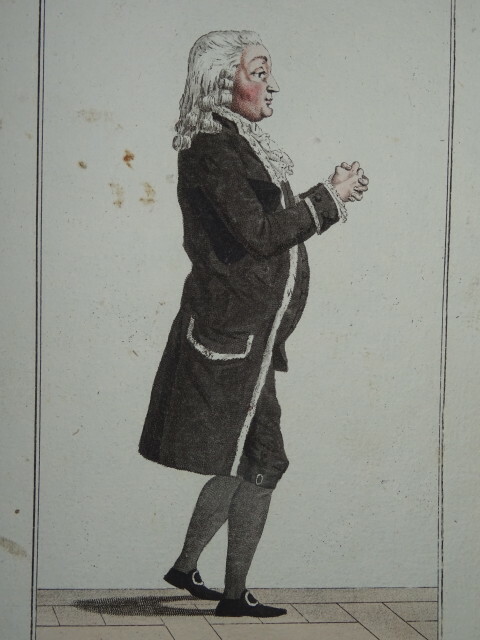COLOR ENGRAVING COSTUME THEATRE FASHION MARTINET EMPIRE MAN COMEDY LOVE ...