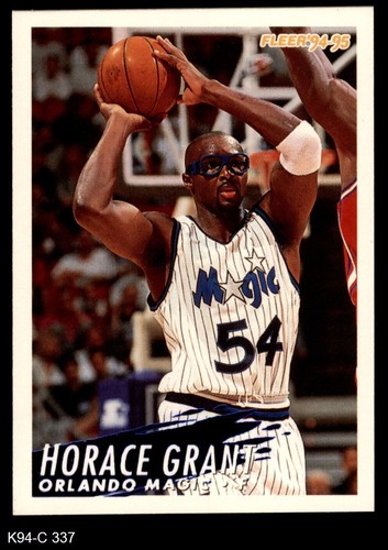 1994 Fleer #337 Horace Grant Magic Clemson 8 - NM/MT | eBay