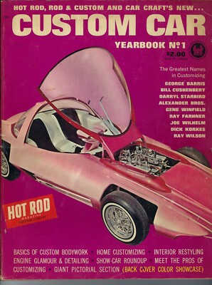 1963 Custom Car Yearbook #1. See contents-tips, top customs and ...