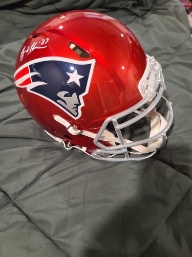 Rodney Harrison Autographed Patriots Authentic Flash Helmet | eBay