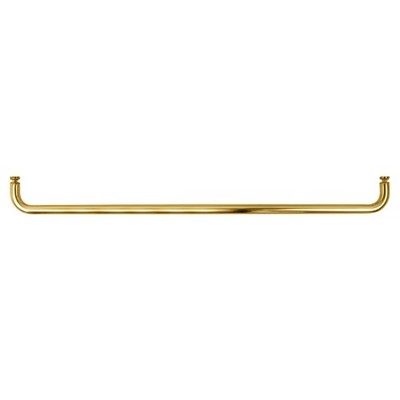 Polished Brass 28" BM Series Single-Sided Towel Bar Without Metal ...