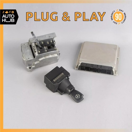 Mercedes R230 SL500 ECU Engine Computer EIS Ignition Switch Key Shifter ...
