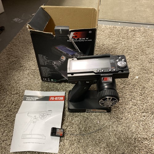 Flysky FS-GT3B 3ch 2.4 GHz Transmitter & Receiver - surface Radio R/C ...