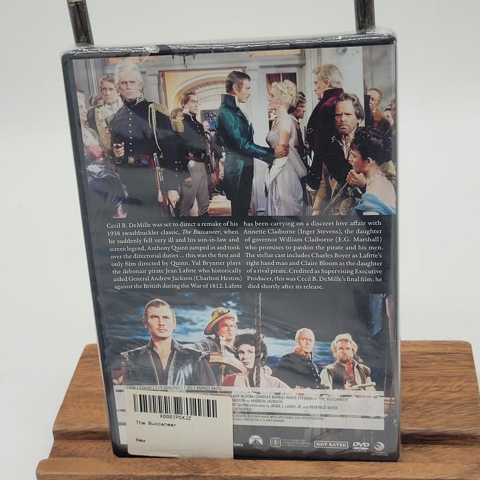 Brand New Sealed The Buccaneer Olive Films DVD Charlton Heston ...