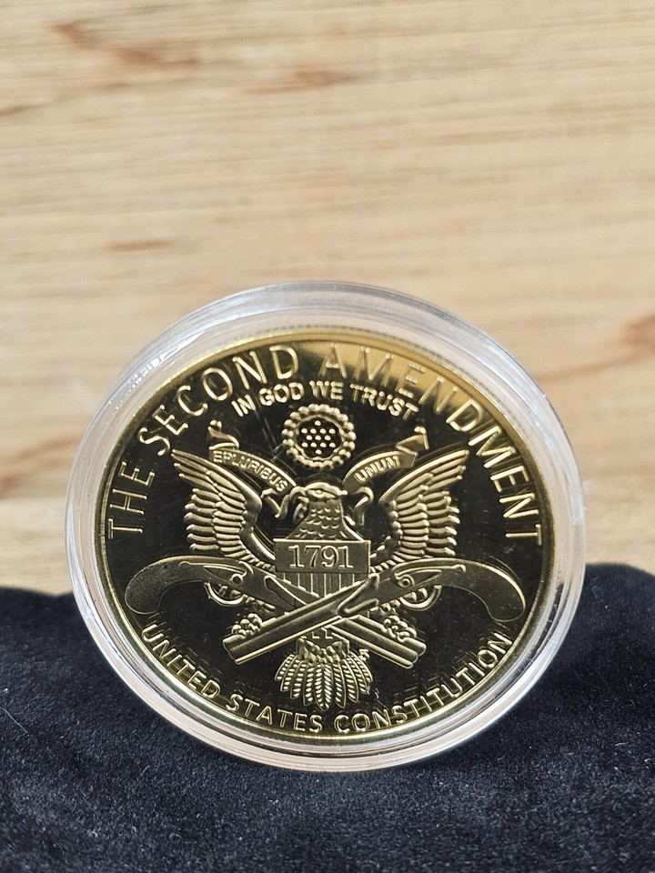 2nd amendment Is My Gun Permit challenge coin | eBay