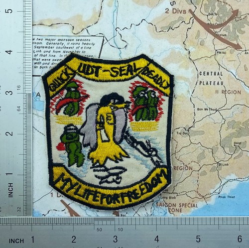 PATCH , US Navy UDT SEAL Team QUICK DEADLY MY LIFE FOR FREEDOM Patch ...