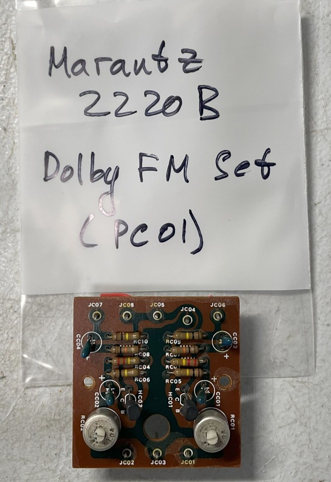 Marantz 2220B Dolby FM Set PC01 Tested | eBay