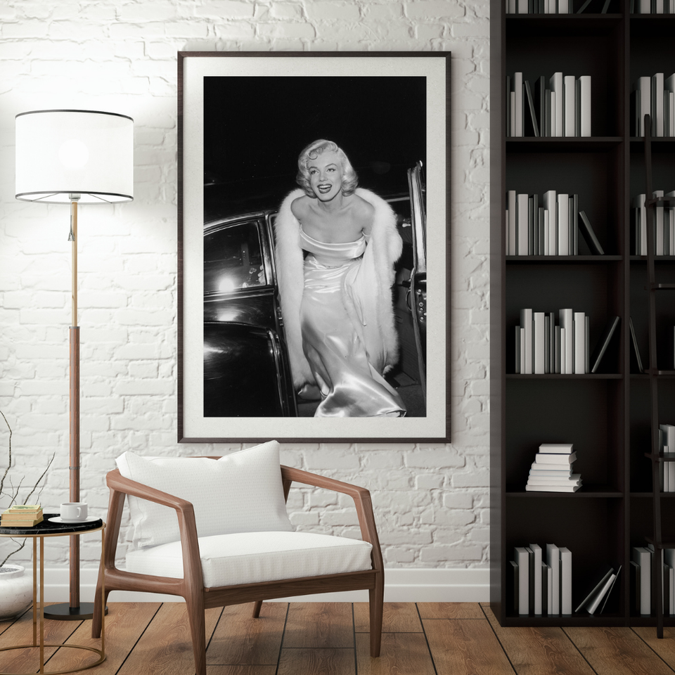 Marilyn Monroe Print Iconic Hollywood Blonde Bombshell 1950s B&W ...