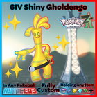 Shiny Gholdengo 6IV Mega Dimension Pokemon Legends ZA Ready 🚀 Fast 🚀 | eBay