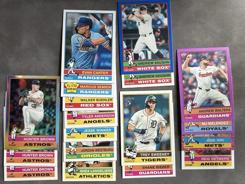 2025 Topps Heritage SP Lot (18 Cards, All Numbered 400+ in checklist ...