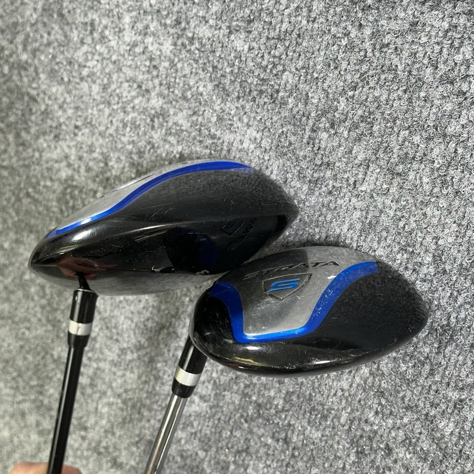 Callaway Strata Golf Club Set of 2 Titanium 460 CC Driver & 3H Wood ...