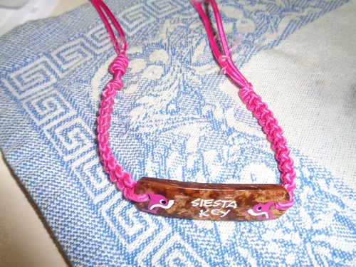 siesta key pink string bracelet NEW | eBay