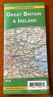 GREAT BRITAIN/IRELAND ROAD MAP International Highway EUROPE AAA/GM ...