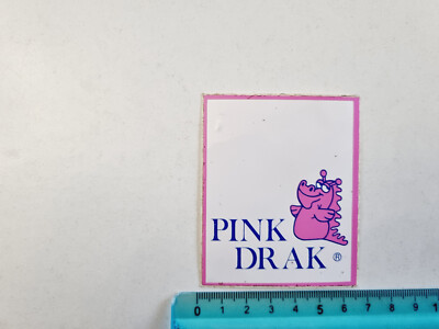 Klebstoff Pink Drak Sticker Autocollant Aufkleber Vintage 80s Original ...