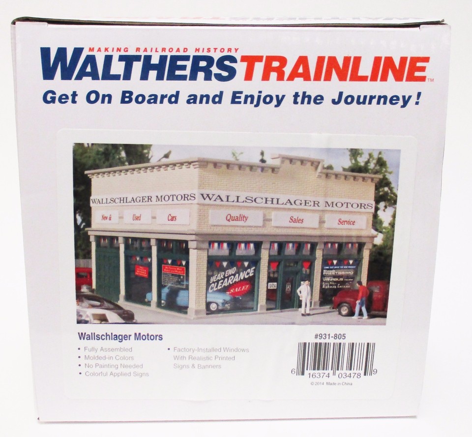 HO Scale Walthers Trainline 931-805 Wallschlager Motors Built-Up | eBay