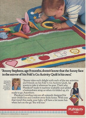 1985 Playskool Fold 'n Go Jimmy Stephens vintage Print Ad 80's Toy ...