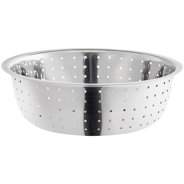 Stainless Steel Chinese Colander with Large Holes (select size below ...