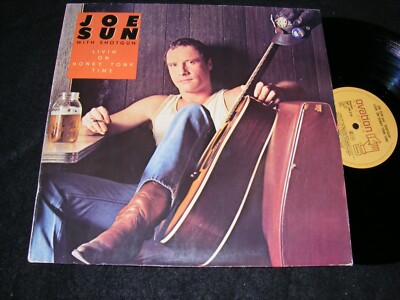 JOE SUN With Shotgun 1980 LP Country Livin' On Honky Tonk Time OVATION ...