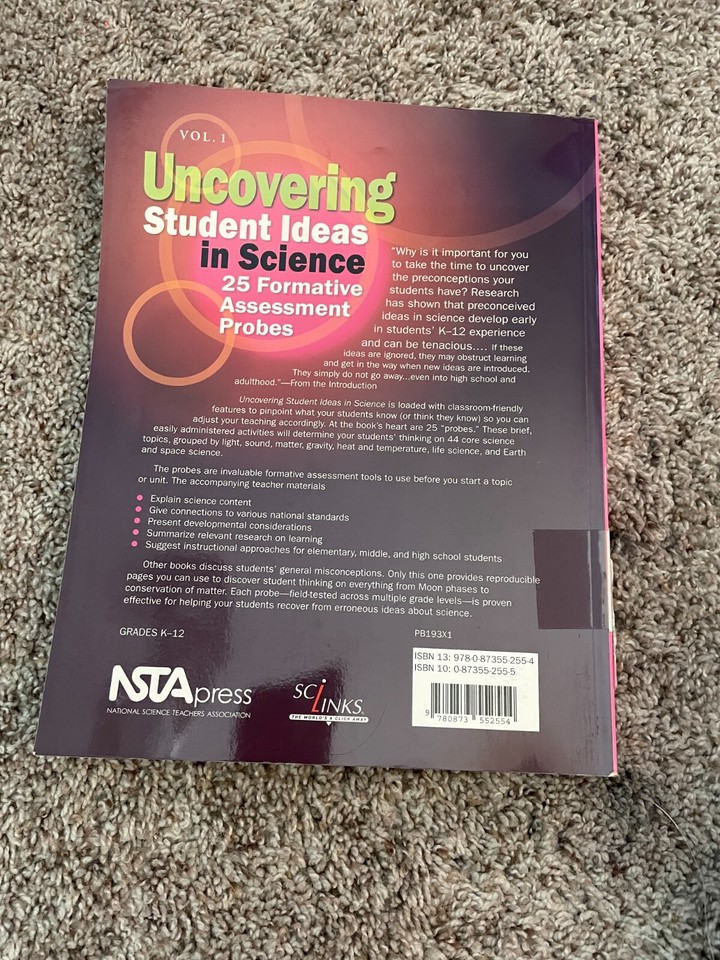 Uncovering Student Ideas in Science 9780873552554| eBay
