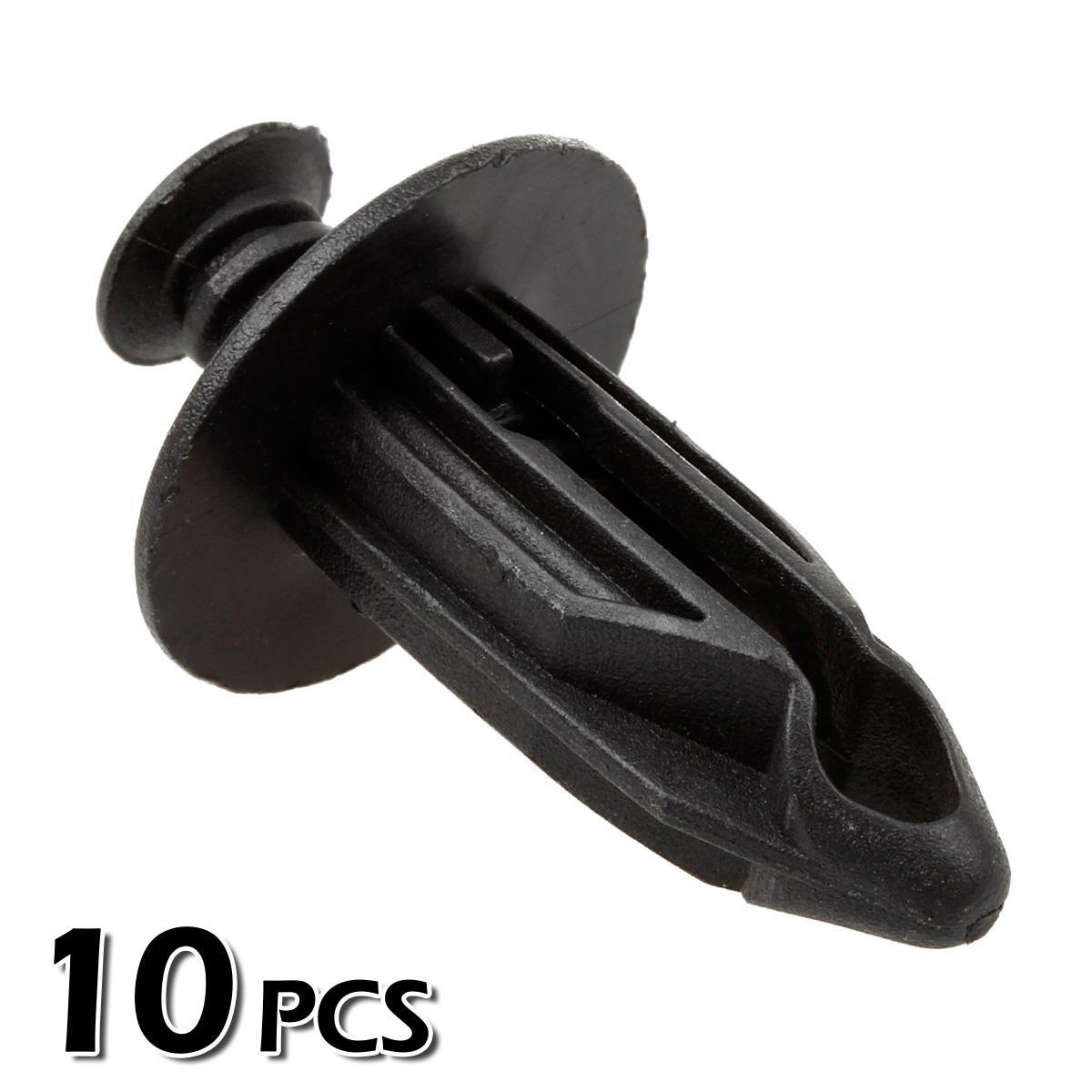10x Bumper Fascia Air Deflector Shields Retainer Push-Type Rivet for ...