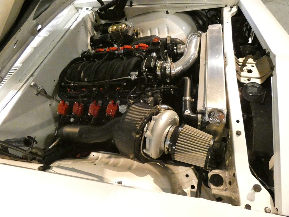 (1967 - 1969) Camaro LSx Swapped Single Turbo System - LS1, LS2, LS3 ...