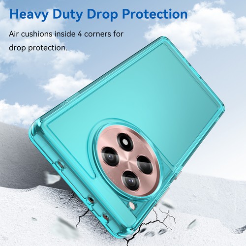 For OnePlus 12R, Luxury Shockproof Candy Heavy Duty Armor Shell Case ...