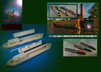 HO/OO Model Canal barges resin kit | eBay