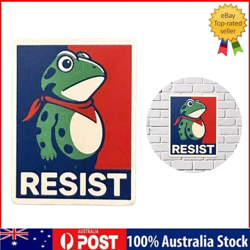 Protest~ Frog Wall Art, 3D Printed Textured Wall Decor, Satirical Meme ...