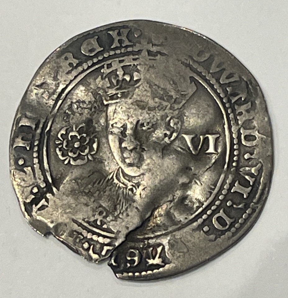 Edward VI Silver Shilling Coin - 2nd Period Southwark mm Y bust 5 | eBay