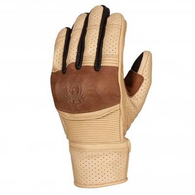 Merlin Imperial D3O Motorcycle Gloves Men - Adjustable Fit, Short Cuff ...