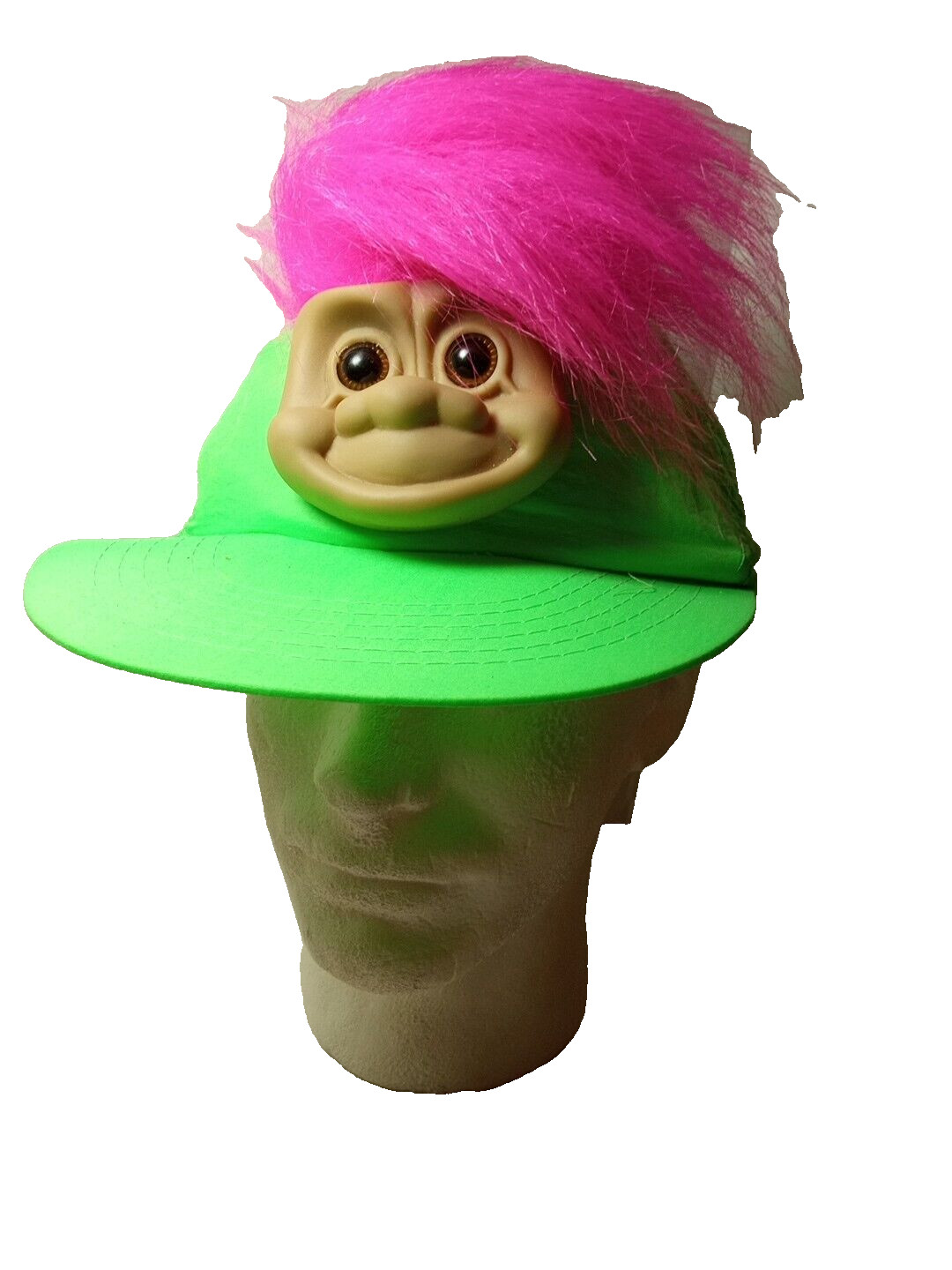 Rare - Troll Hat Vintage Neon Green Troll Hat - Troll… - Gem