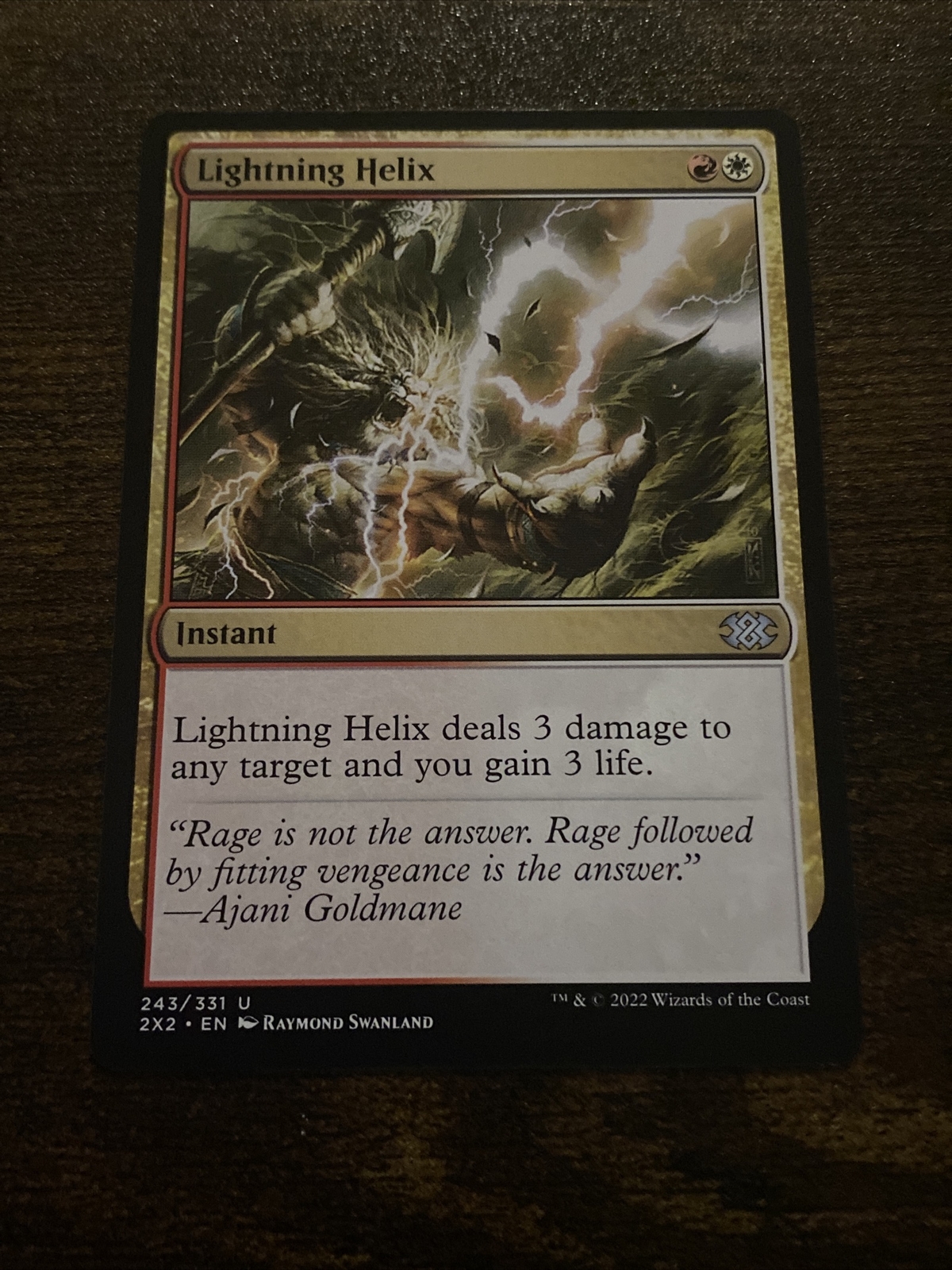 Lightning Helix 243/331 Double Masters 2022 MTG Magic The Gathering ...