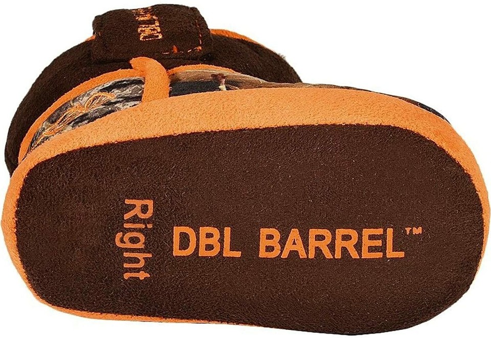 DBL Barrel Unisex Infant Mossy Oak Camouflage Fur Lined Slip-on Bootie ...