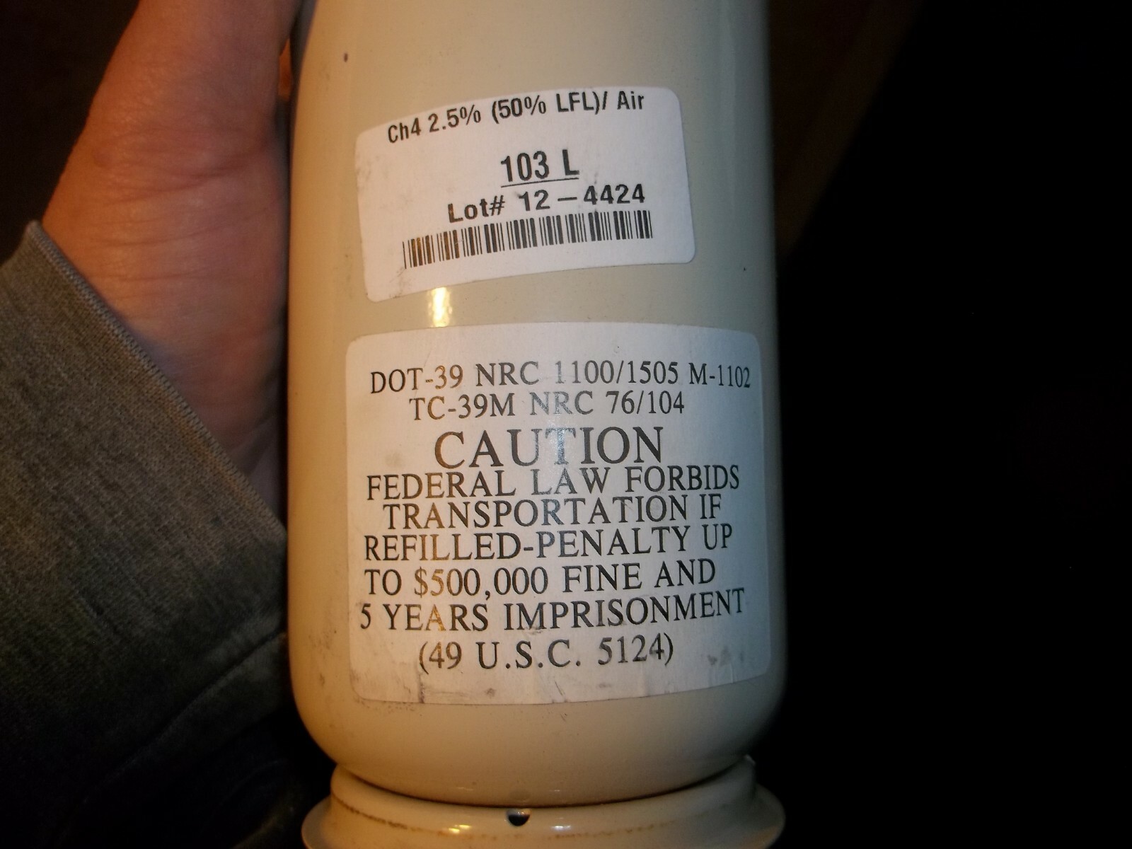 DET-TRONICS GAS CALIBRATION KIT W/OUT CASE 2.5% METHANE (835) | eBay