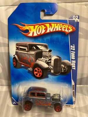 2009 HOT WHEELS ''REBEL RIDES'' #02 = `32 FORD VICKY = GRAY | eBay