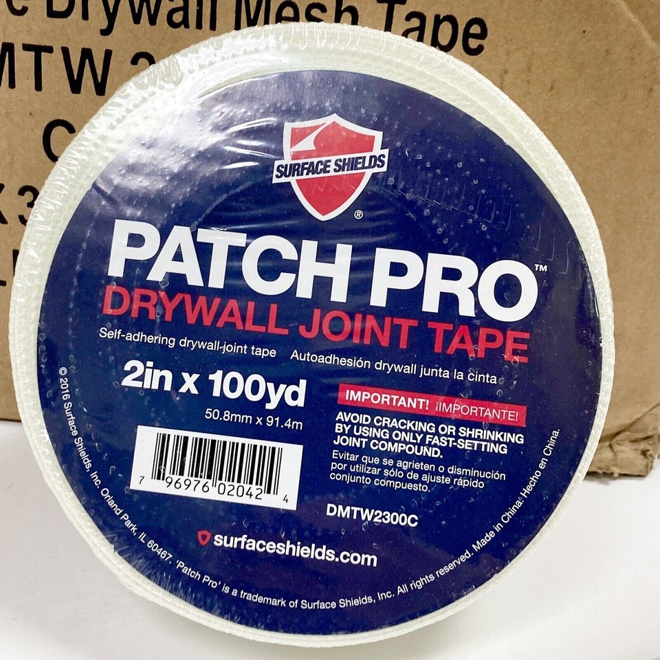 23 Rolls Surface Shields Patch Pro 2" X 100yds Self-adhering Drywall ...