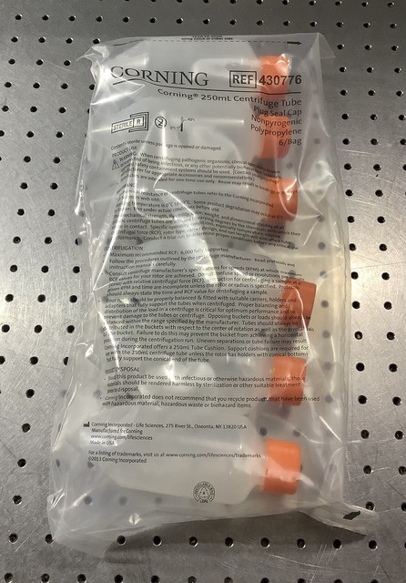 Corning 430776 Centrifuge Tube - 250ml for sale online | eBay