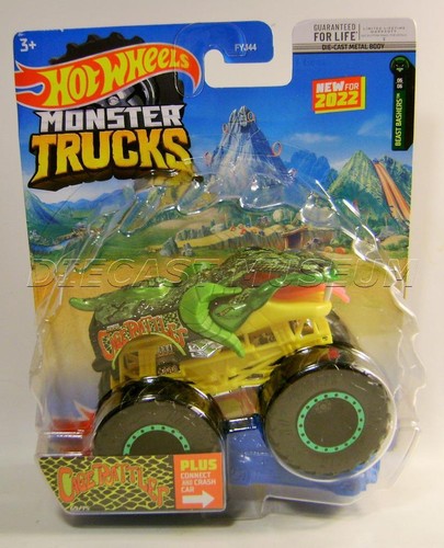 CAGE RATTLER SNAKE 69/75 W/ CONNECT CAR MONSTER TRUCKS HOT WHEELS 2022 ...