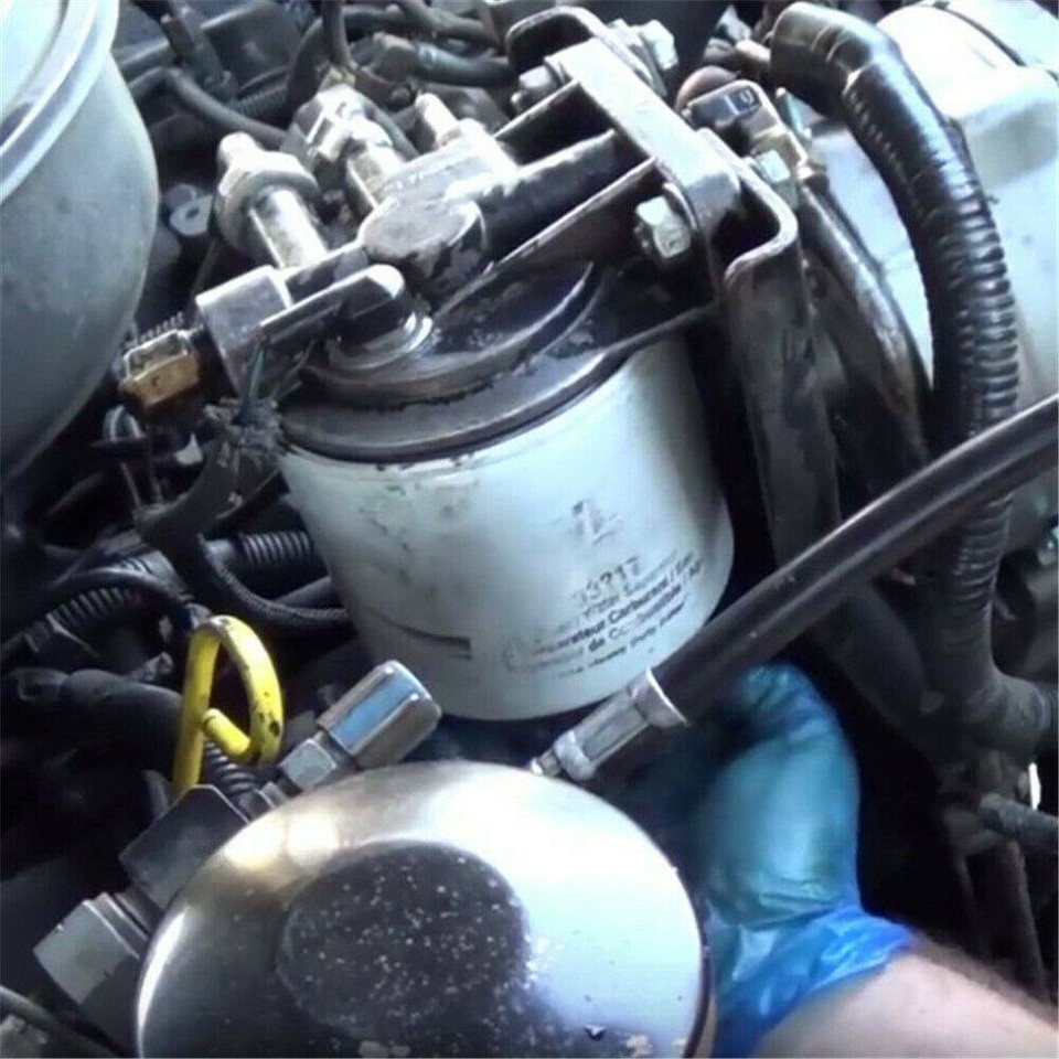For 83-94 Ford 6.9L 7.3L IDI Diesel Fuel Filter Housing & Fuel Bowl ...