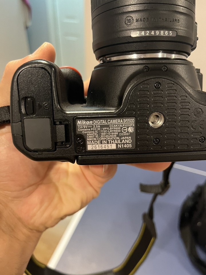 Nikon D D5500 24.2MP Digital SLR Camera - Black (Kit w/ VR II 18-55mm ...