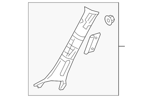 Genuine Volvo 2016-2025 Volvo XC90 - Windshield Pillar Trim 32244288 | eBay