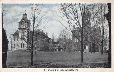 Tri-State College Angola Indiana Trine University Vintage 1920s ...